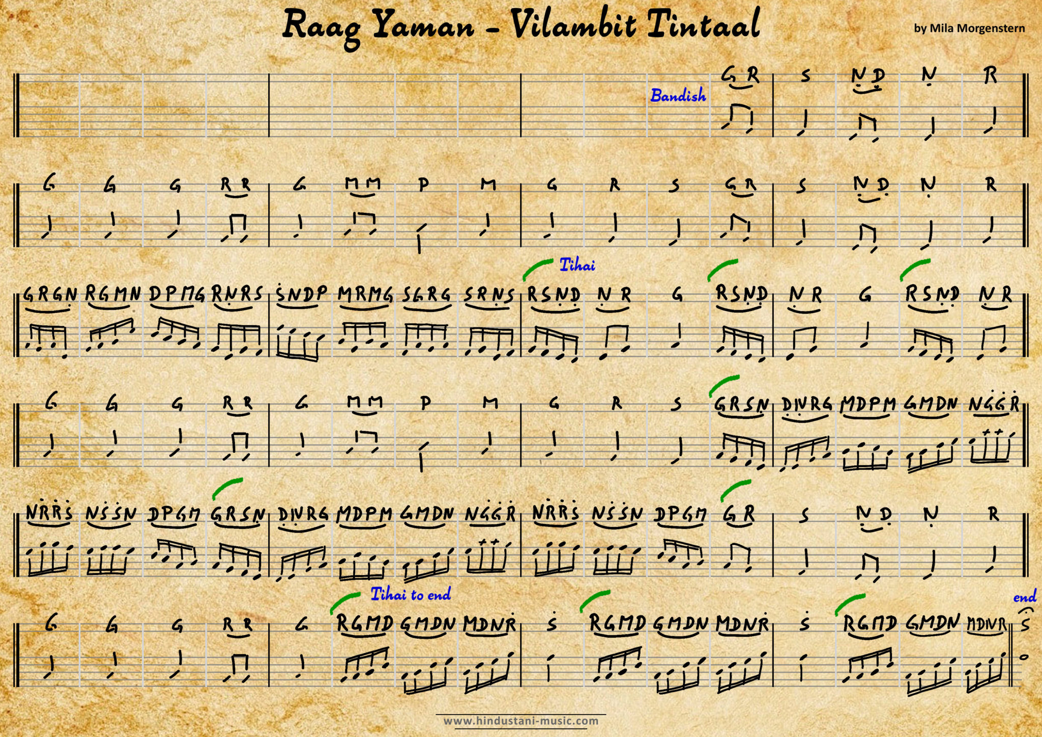 Raag Yaman in Vilambit Tintaal (Teen Tala) – Hindustani Music